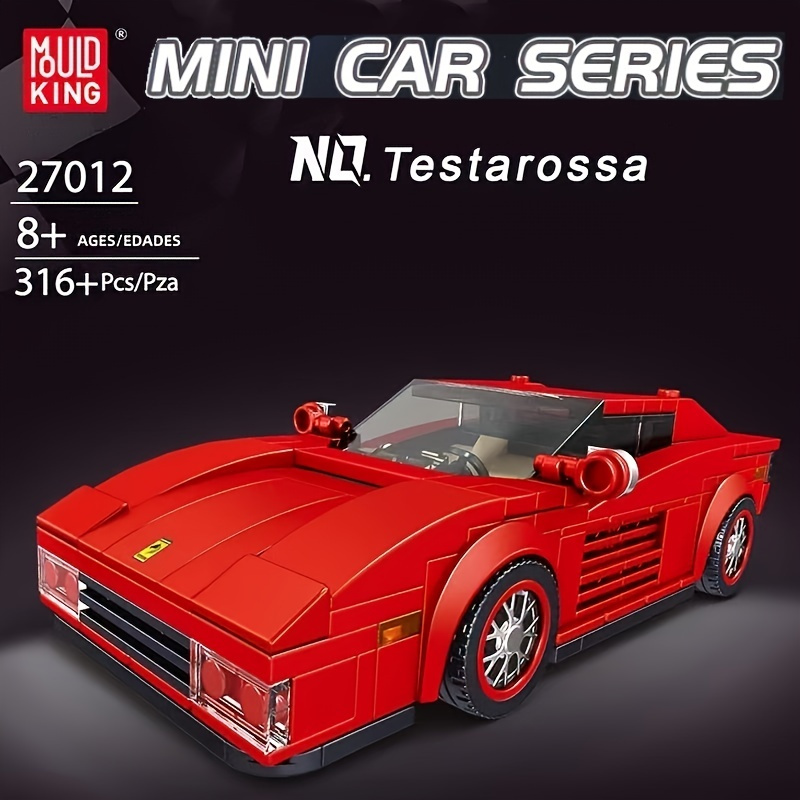 Mould King Testarossa Octa Car Display Box Set City Super Car Building ...