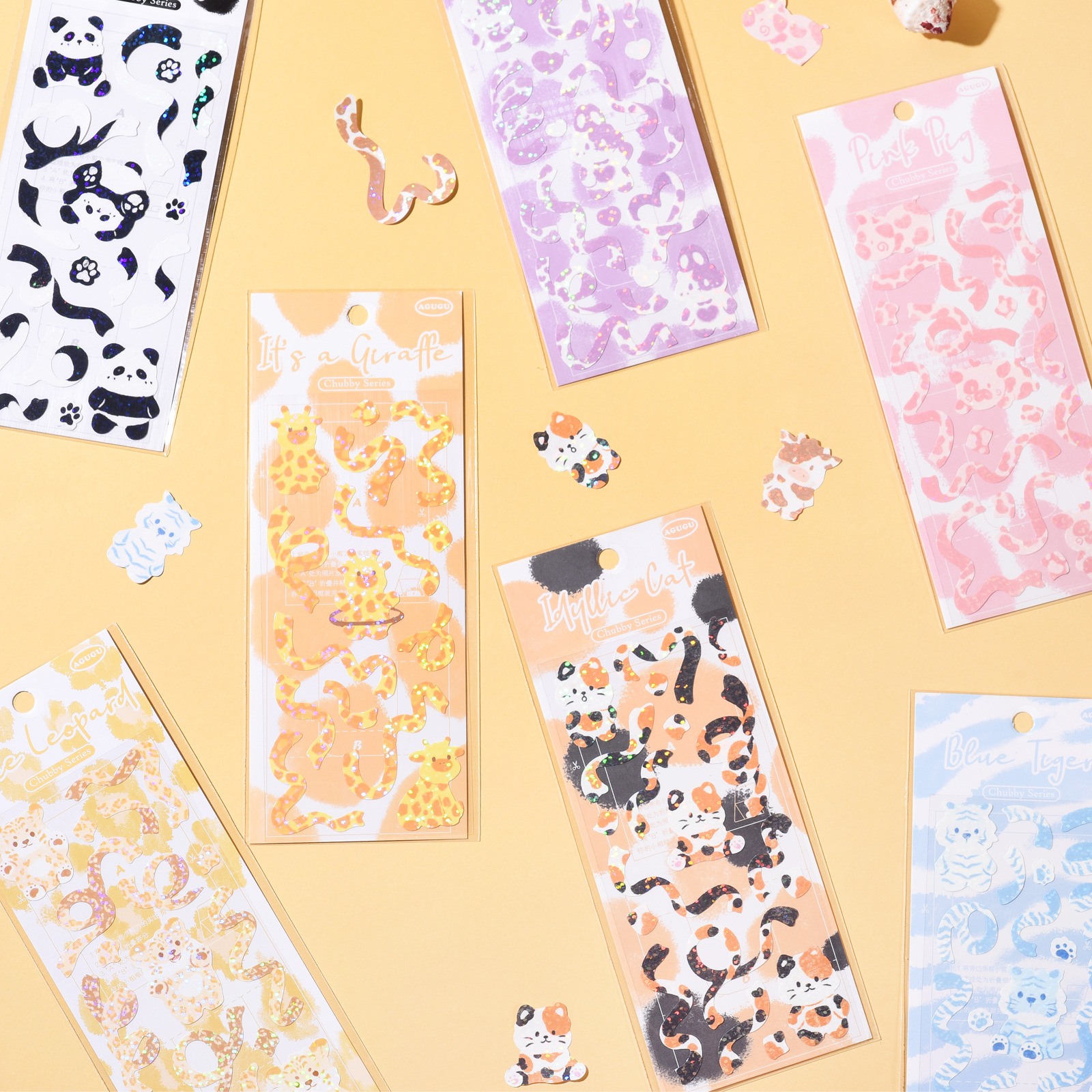 Vintage Animal Sticker Assorted Varieties Pattern - Temu Australia