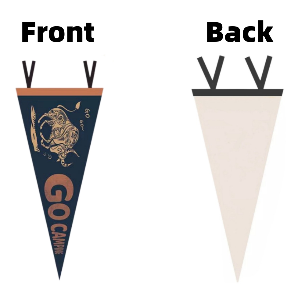 Diy Bunting Vintage Felt Pennant Garden Triangle Flag Banner - Temu ...