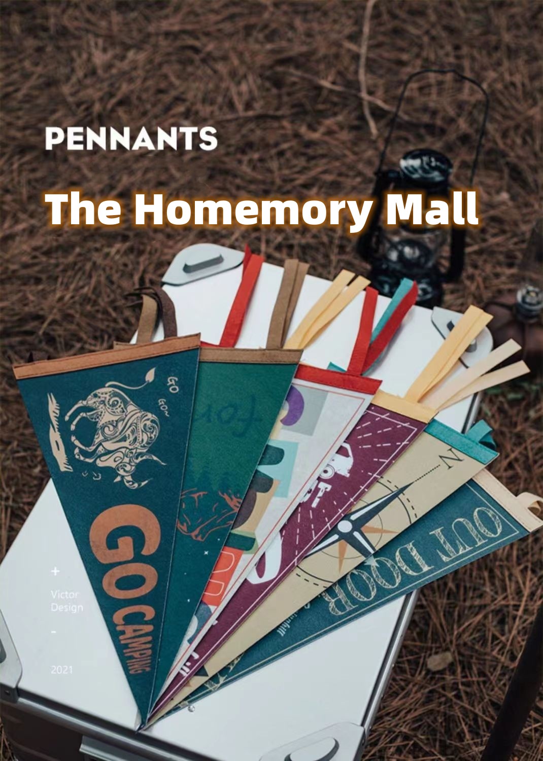 Diy Bunting Vintage Felt Pennant Garden Triangle Flag Banner - Temu ...