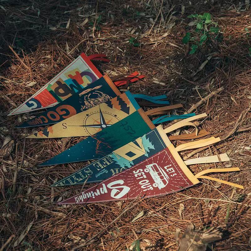 Triangle Flags Bunting Holiday Party Group Activities - Temu United Kingdom