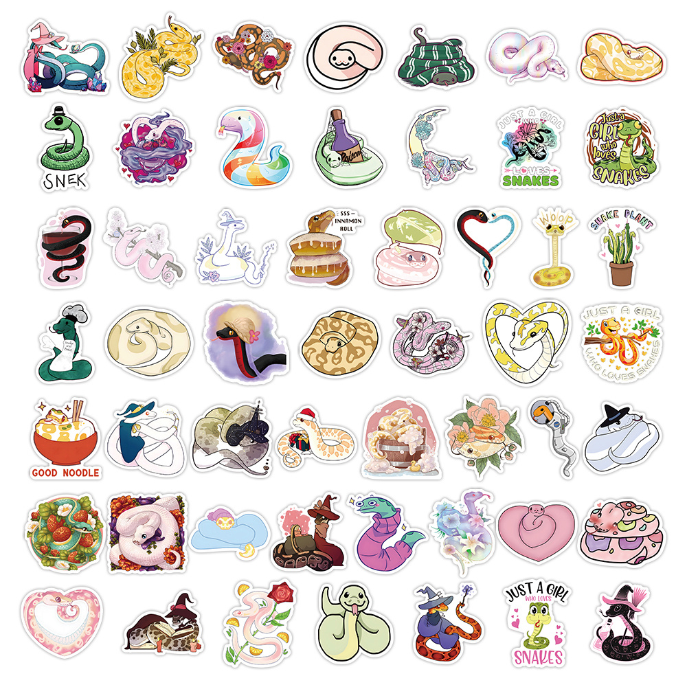 Snake Stickers Reptile Stickers Waterproof Vinyl Snake - Temu