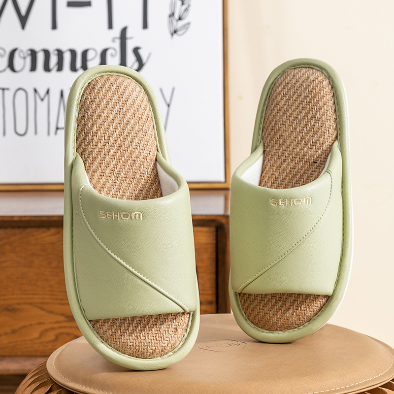 Linen Slides Slippers Unisex Lightweight Non slip Couple - Temu New Zealand