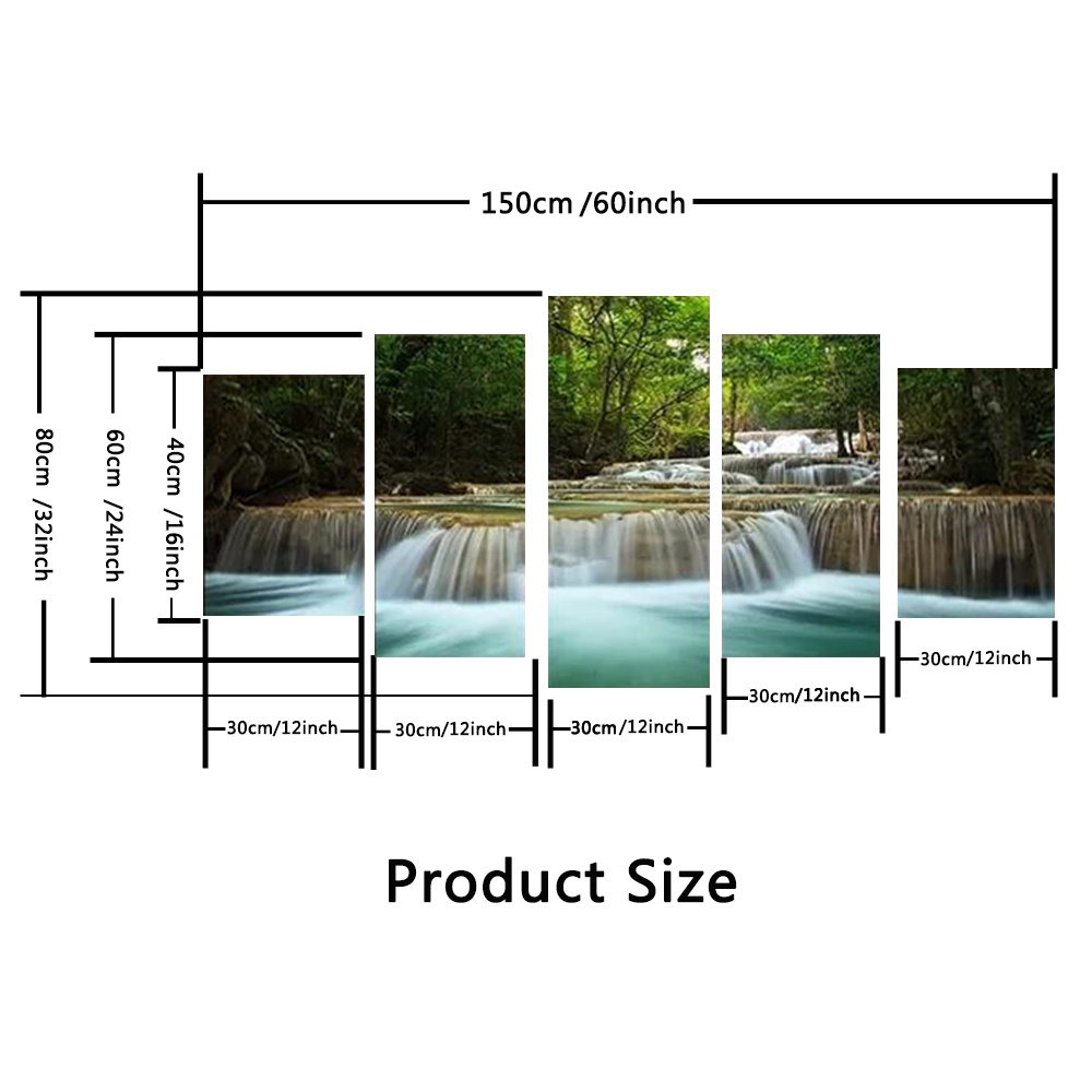 Hd Printed Tree Lake Landscape Canvas Wall Art Home Decor No - Temu ...