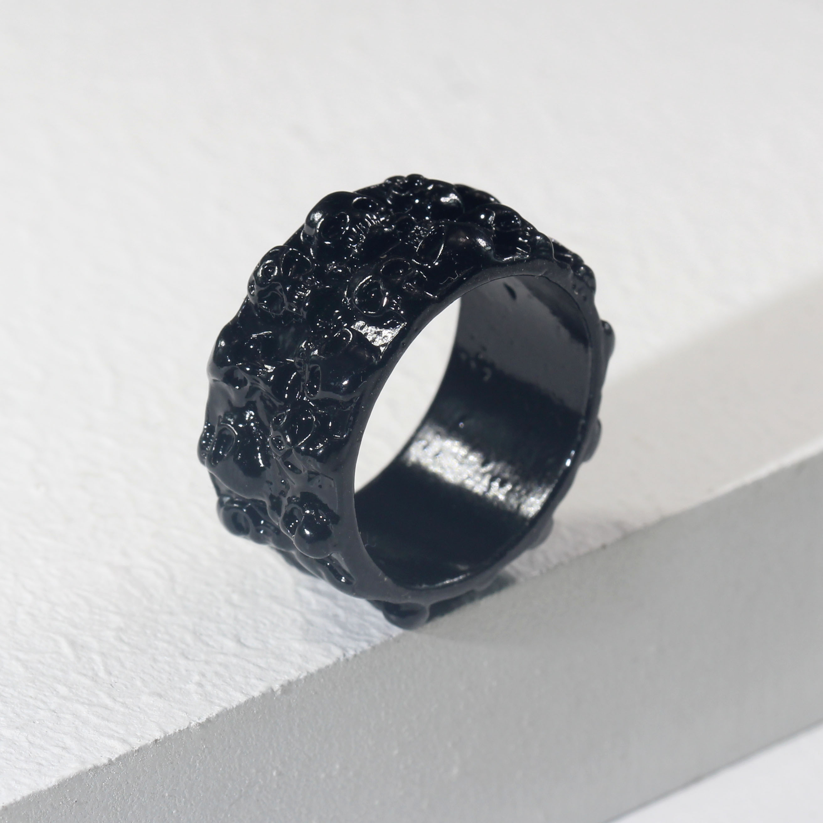 Skull Ring Men Punk Rock Skull Ring - Temu New Zealand