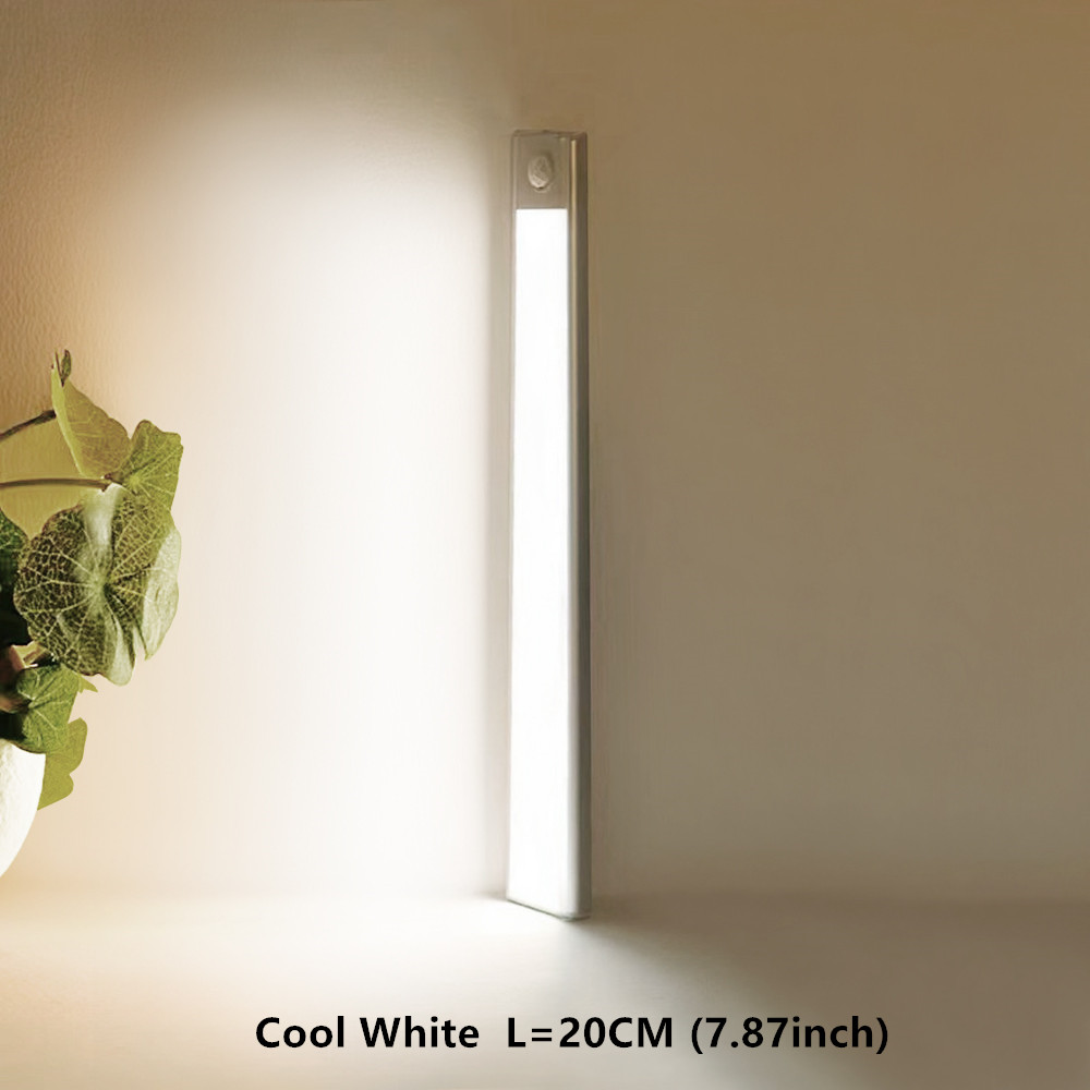 Led Motion Sensing Closet Lights Wireless Usb Rechargeable Kitchen ...
