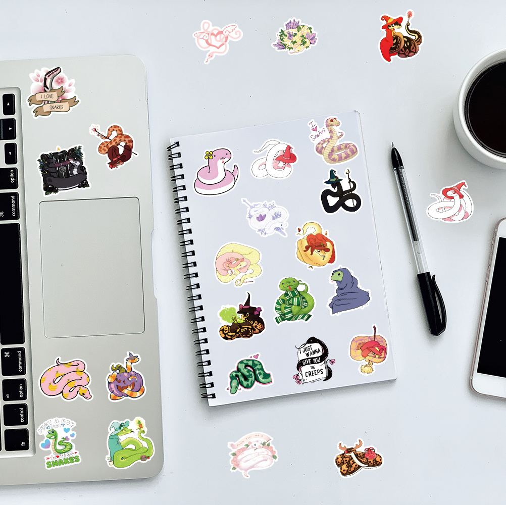 Snake Stickers Reptile Stickers Waterproof Vinyl Snake - Temu