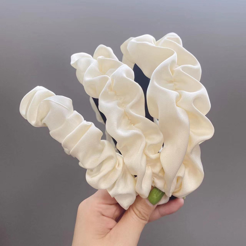 hair accessories silk ruched elastic hair ties - Temu Australia