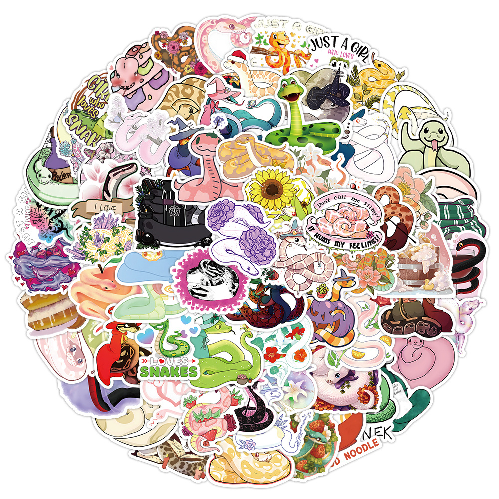 Snake Stickers Reptile Stickers Waterproof Vinyl Snake - Temu