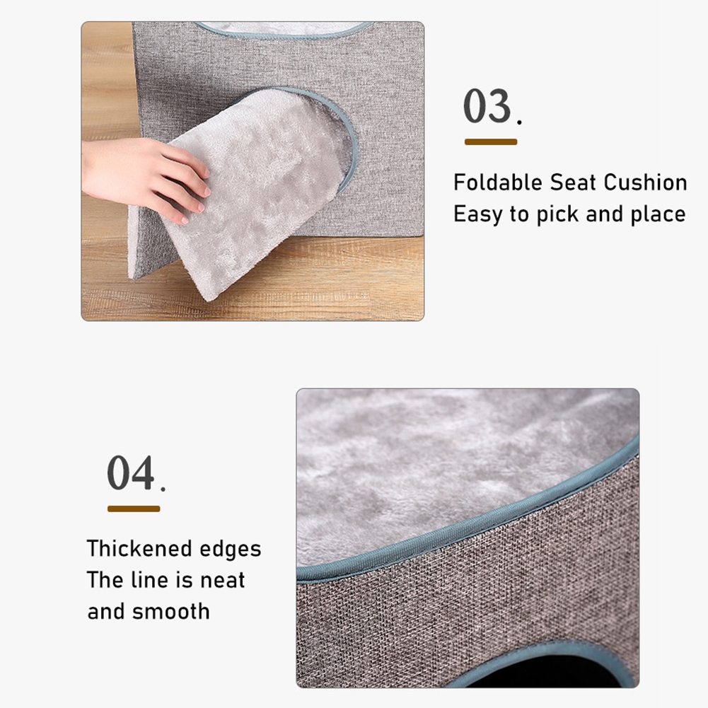 Cozy Foldable Cat House Warm Washable Perfect Indoor Cats - Temu ...