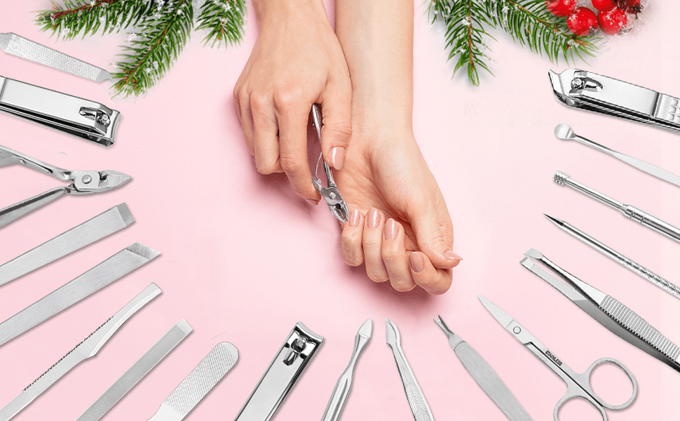 Manicure Set Stainless Steel Personal Care Nail Clipper Kit - Temu