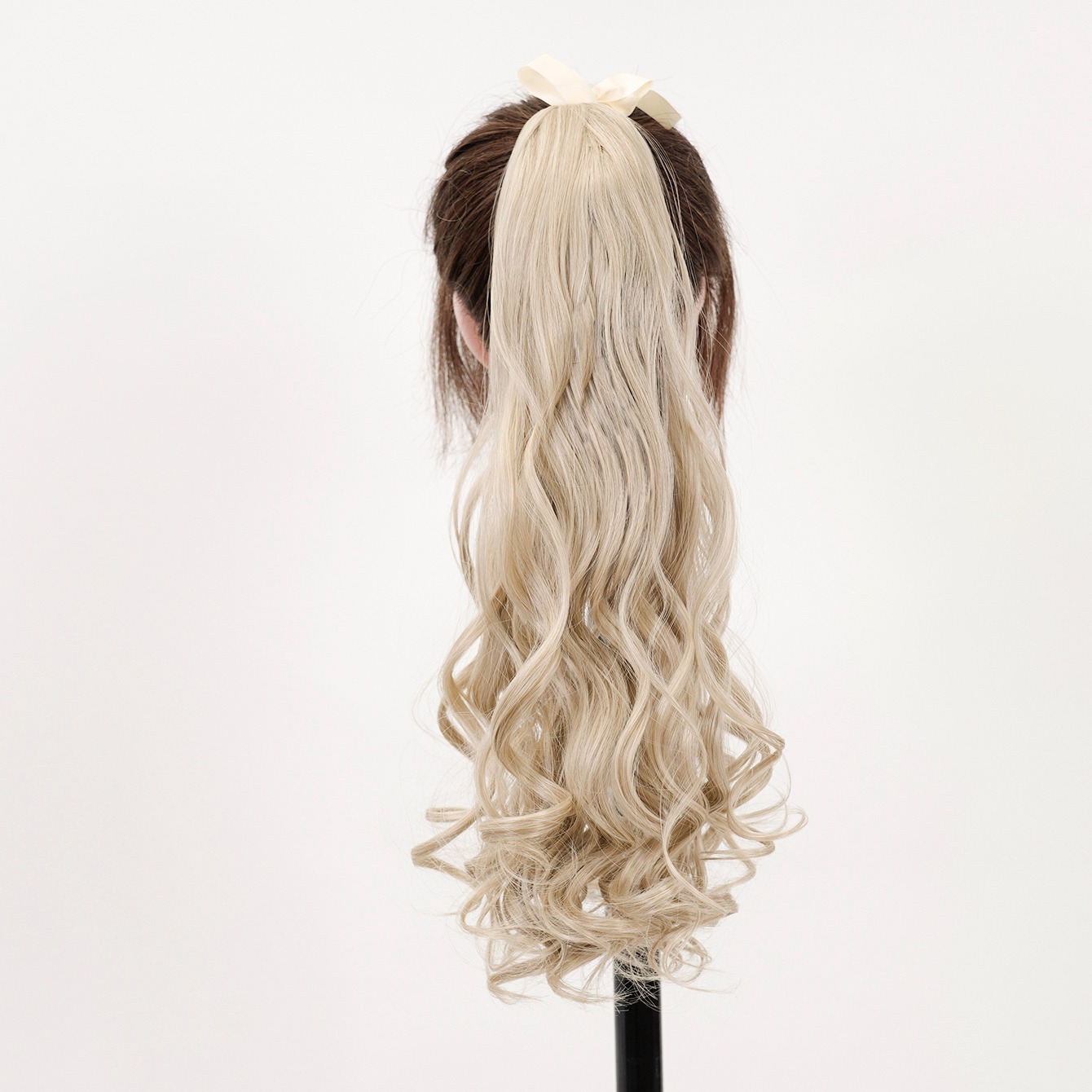 Cute Net Red Ponytail Wig Tied Rope Long Curly Hair A - Temu Australia