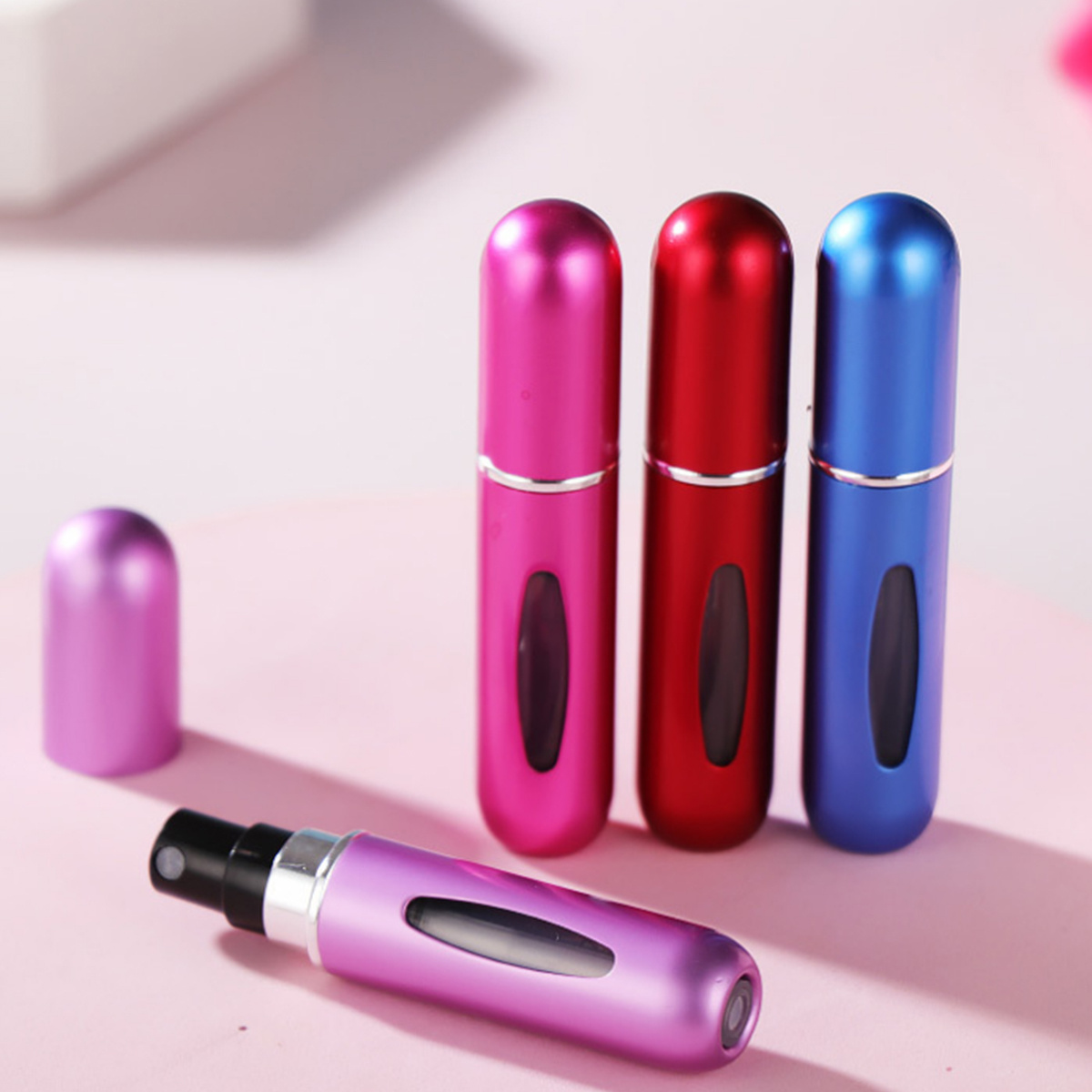 Botella Recargable Aluminio Portátil 5 Ml Dispensador - Temu Spain