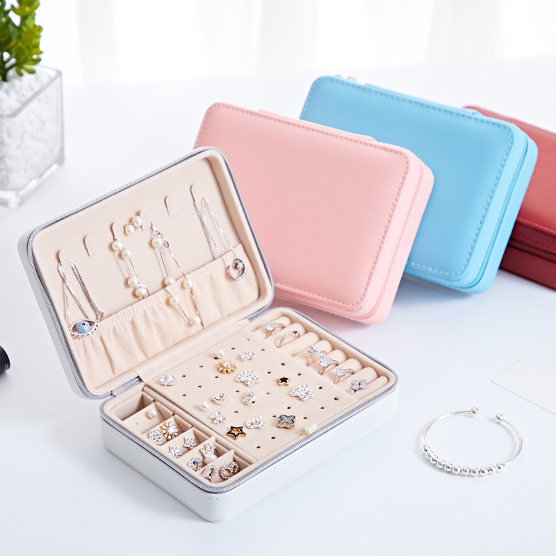 Portable Jewelry Box Jewelry Organizer Display Travel - Temu