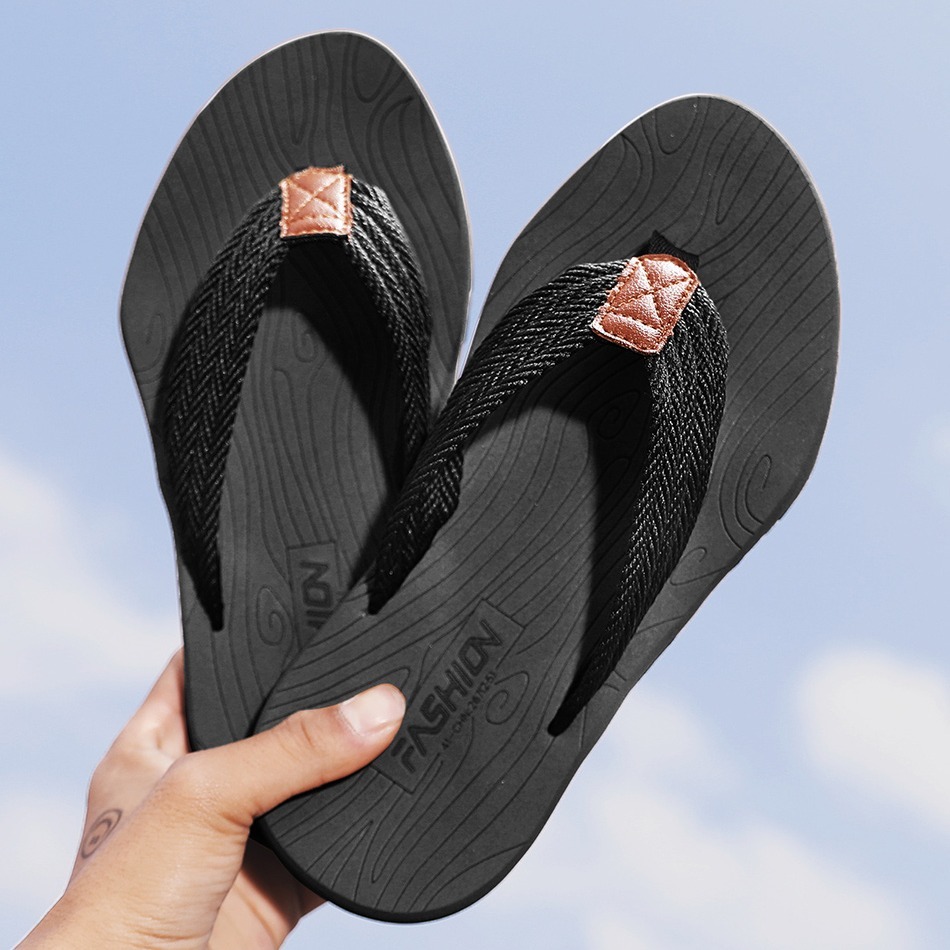 Mens Causal Cool Simple Beach Flip Flops - Men's Shoes - Temu New Zealand
