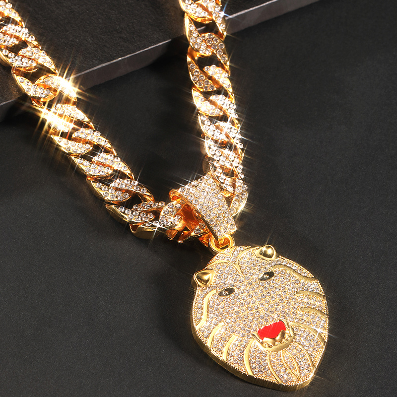 Pendant + Cuban Chain - Temu New Zealand