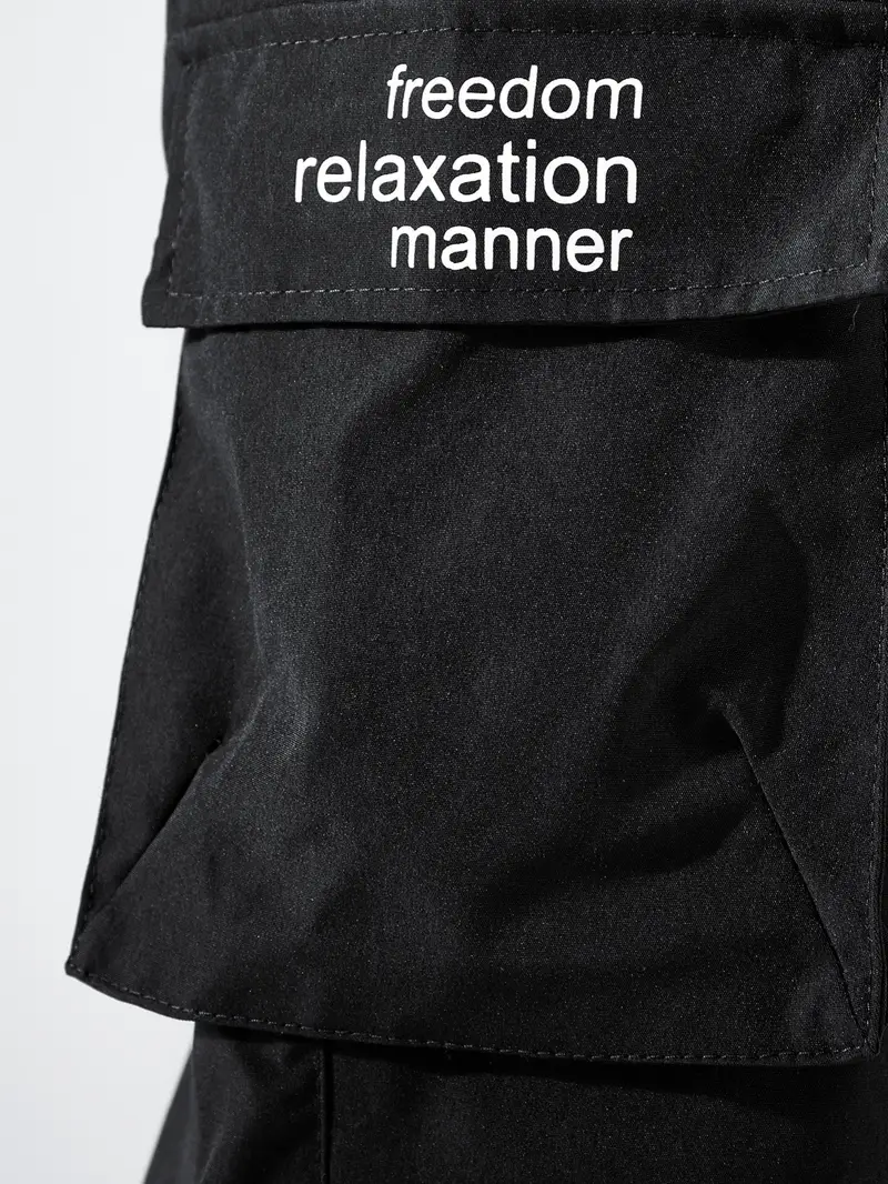 Mens Casual Jogger Cargo Pants With Flap Temu