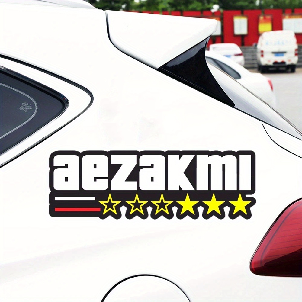 Aezakmi Car Sticker Vinyl Decal Waterproof Car Sticker - Temu Canada