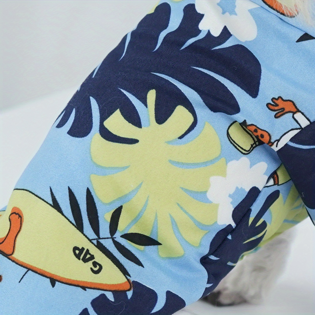 1pc pet cute plant print shirt clothes for dogs and cats for summer ...