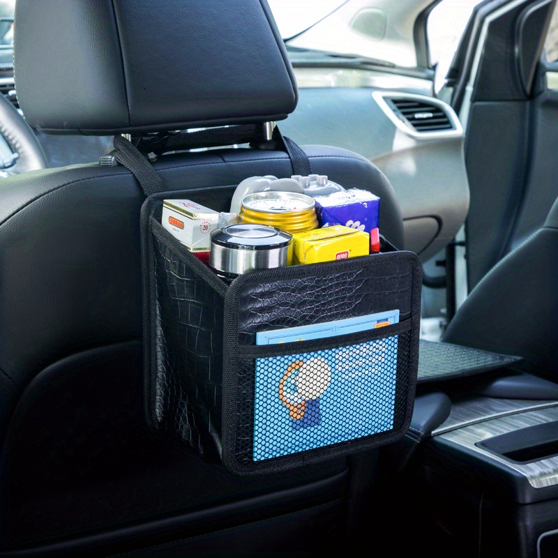 Car Trash Bag: Automotive Garbage Foldable Bin Car - Temu