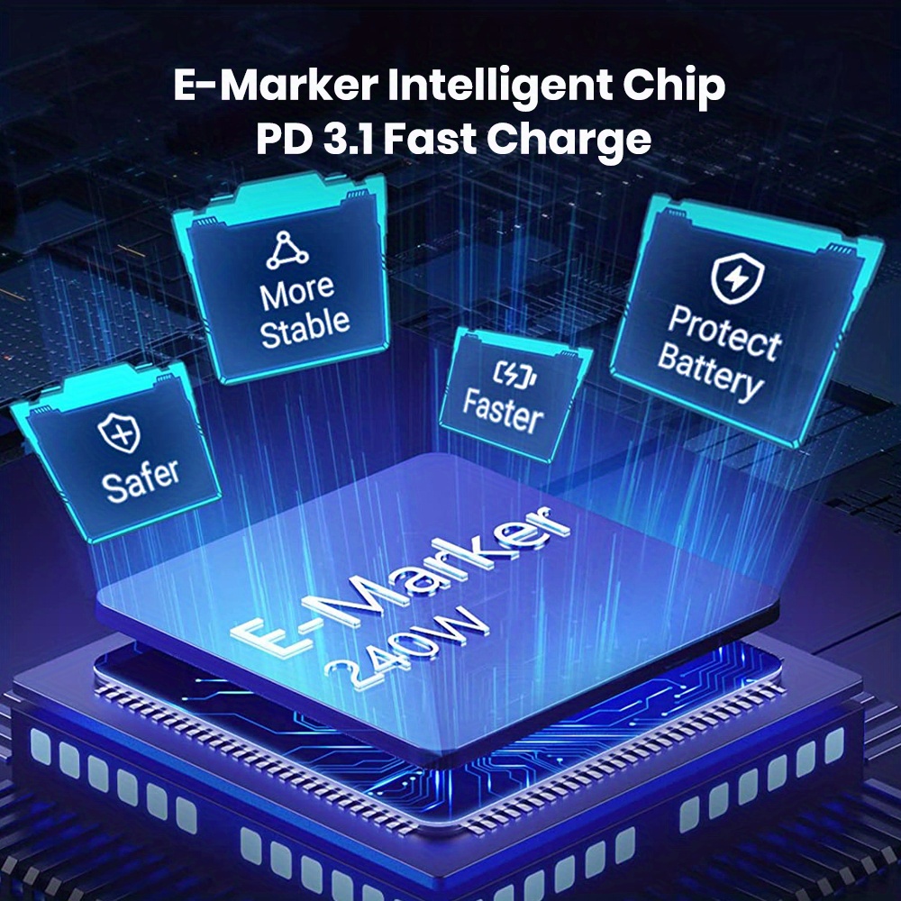 240w usb c ケーブル pd3.1 100w 60w 高速充電対応 macbook pro 202 - Temu Japan