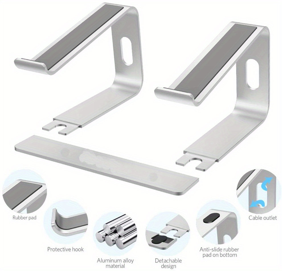 ergonomic aluminum mount stand compatible laptop - Temu United Kingdom