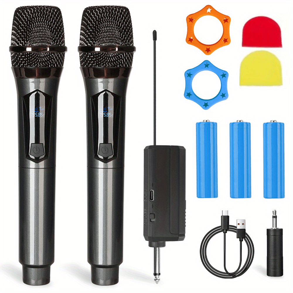 Kinglucky Wireless Microphone Rechargeable Fixed Frequency Vhf 1181 ...