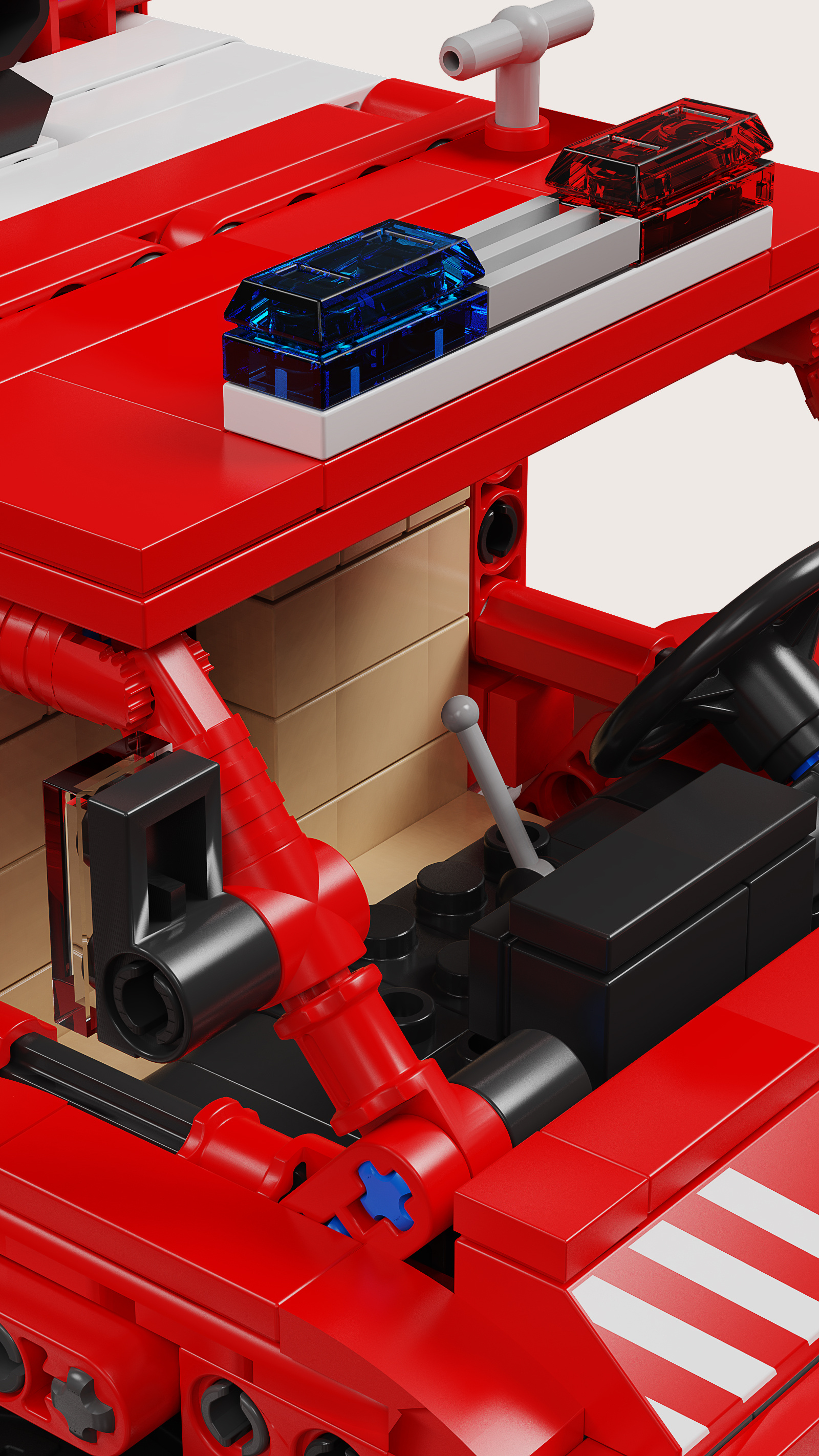 Fire Truck Building Blocks Set Remote - Temu Australia