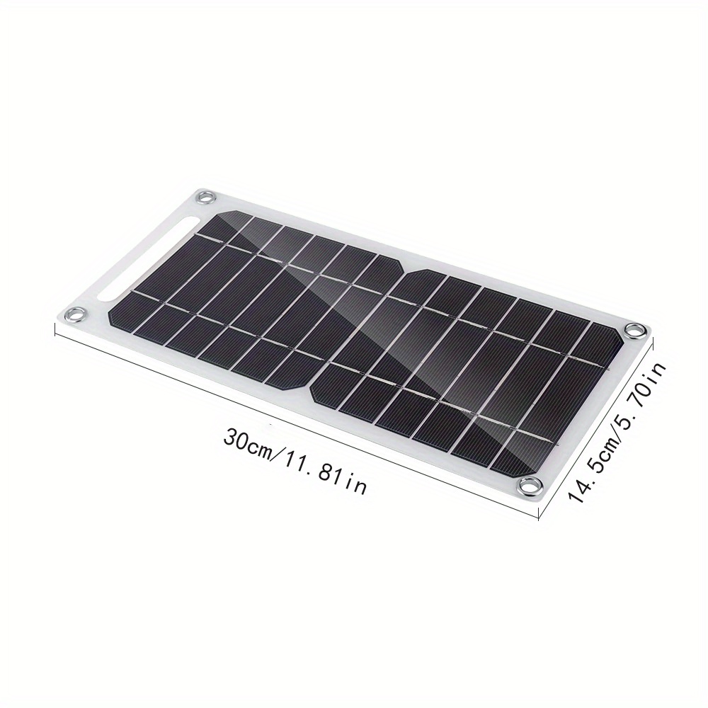 6w Outdoor Monocrystalline Silicon Solar Charging Panel Portable ...