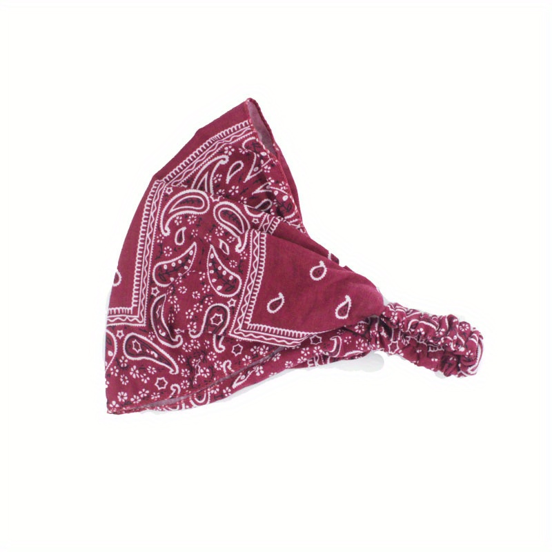 Paisley Print Head Scarf Women Stylish Sweat Absorbing - Temu New Zealand
