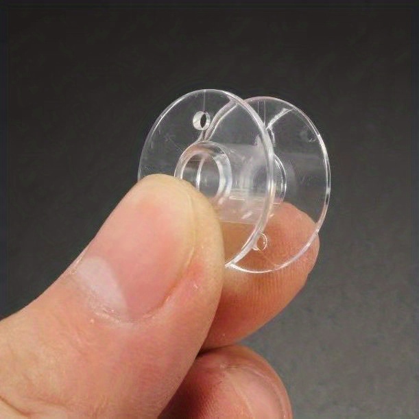 Empty Bobbins Sewing Machine Spools Clear Plastic Case - Temu