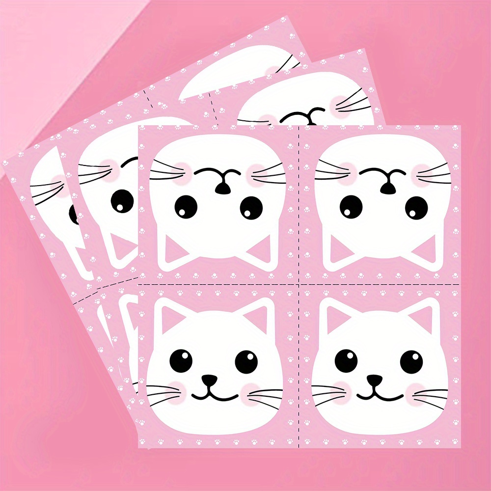 Cat Animal Print Tissue Cute Theme Pink - Temu United Kingdom