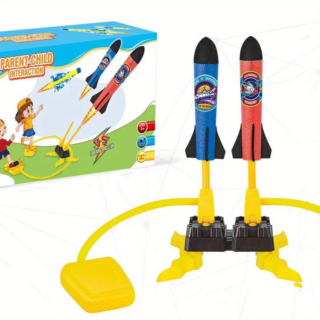 Sky Charge Step Rocket Launcher For 2 People Including 6 Rockets ...