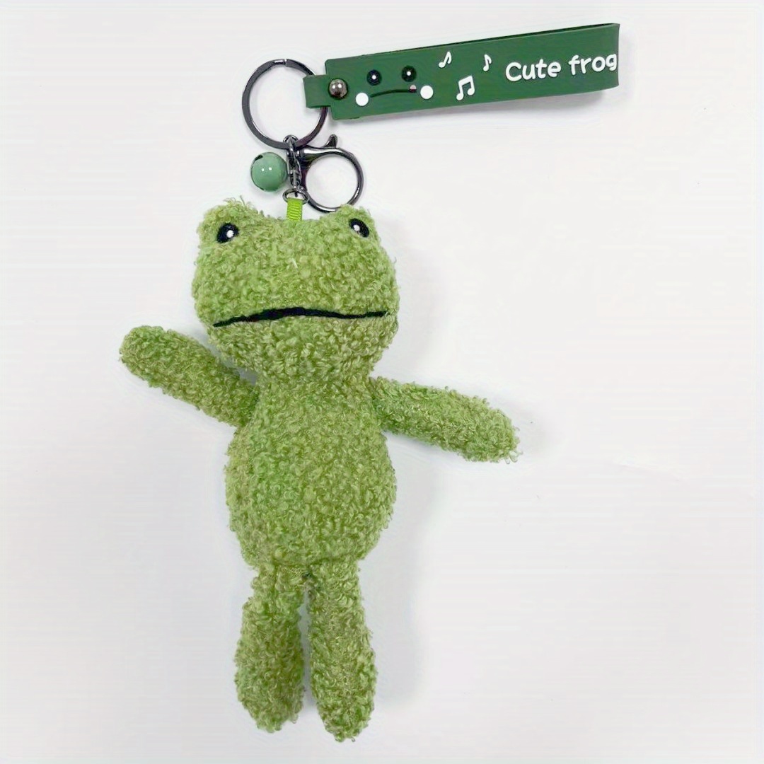 1pc Cute Keychain Frog Plush Keychain Accessories Kawaii Keychains For ...
