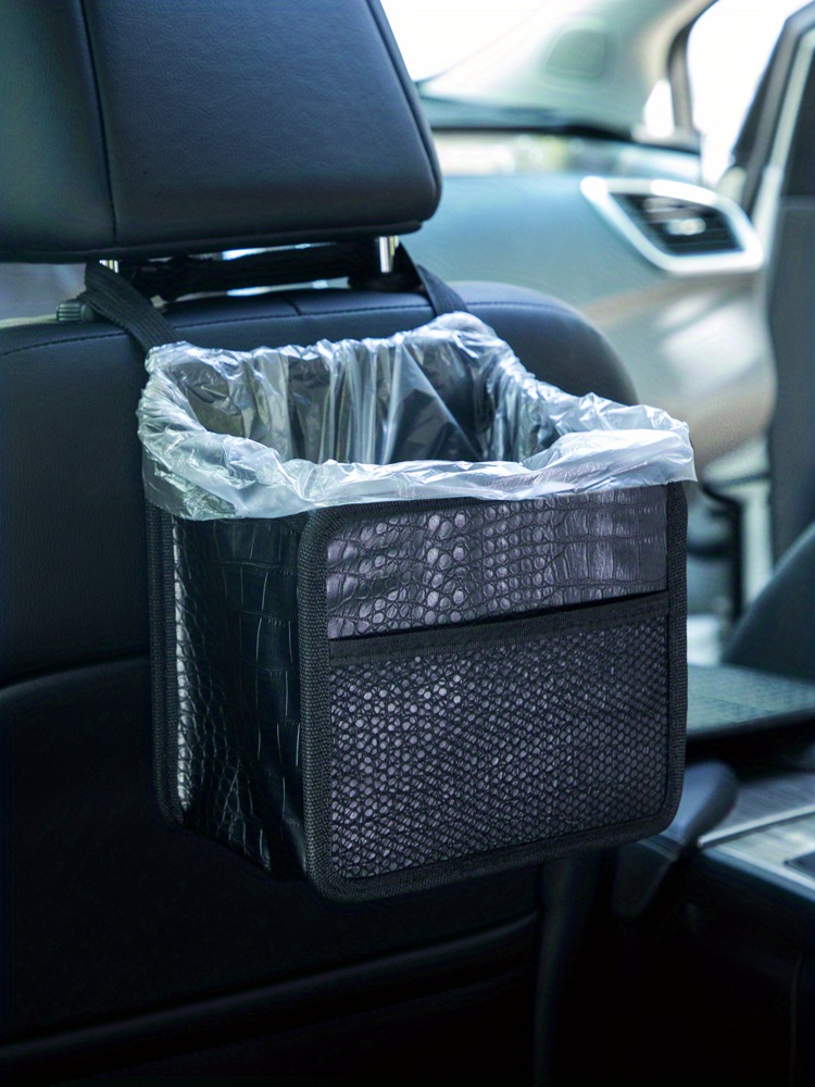 Car Trash Bag: Automotive Garbage Foldable Bin Car - Temu