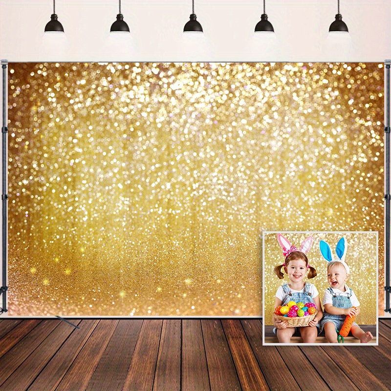 Vinyl Photography Background Cloth Golden Particle Spots - Temu Australia