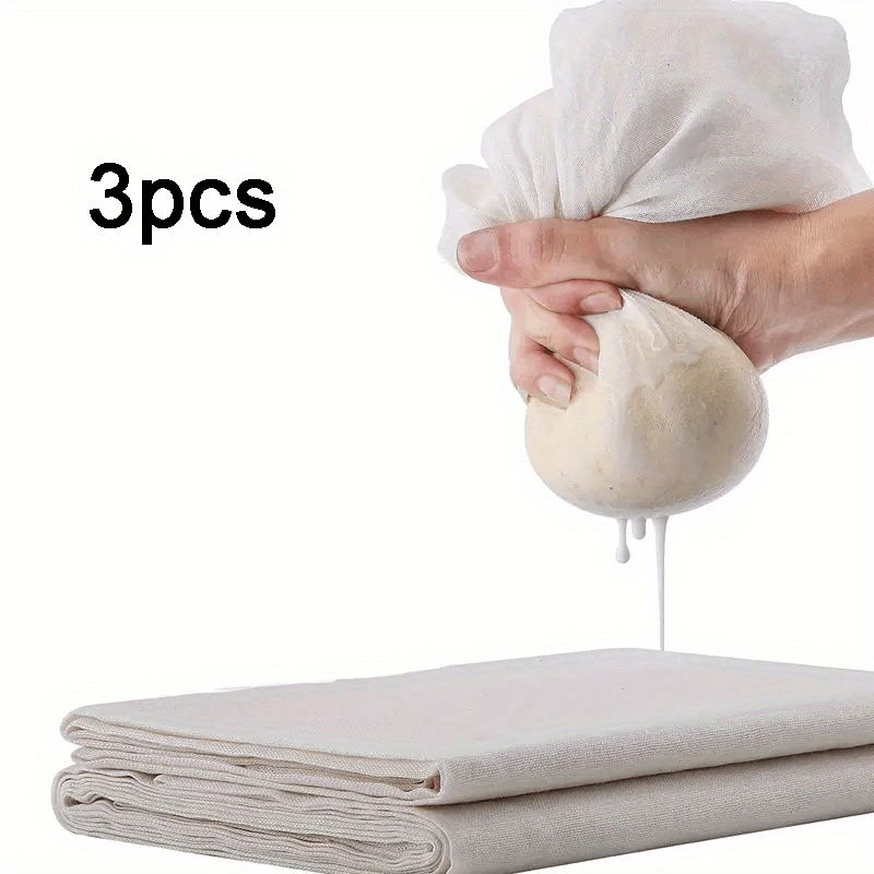 Grade 90 Cheesecloth Soymilk Filter Reusable Cheese Cloth - Temu Ireland