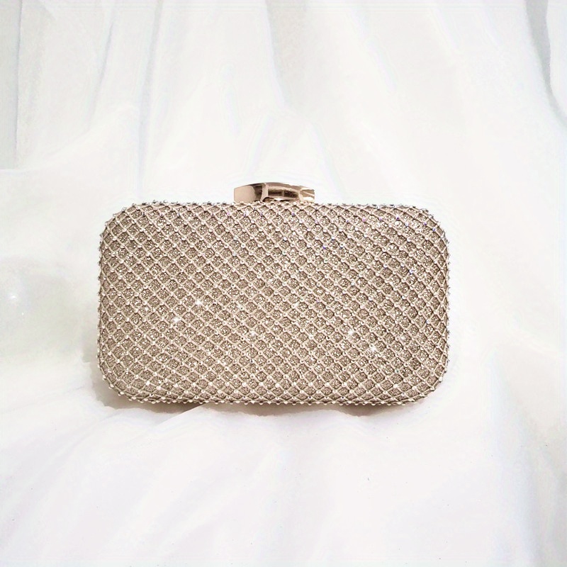 Stylish Rhinestone Evening Bag Luxury Glitter Clutch Bag Women's ...