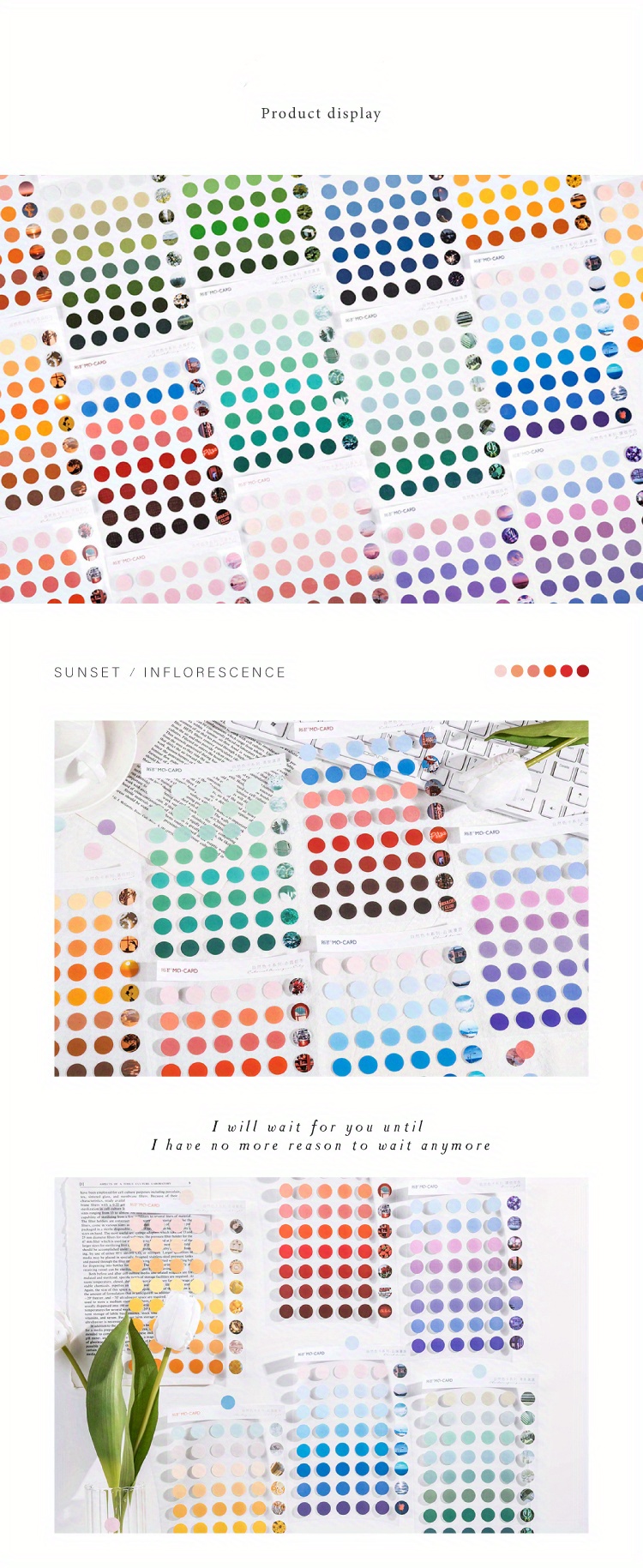 Flat Stickers Card Series Art Fresh Collage - Temu Australia