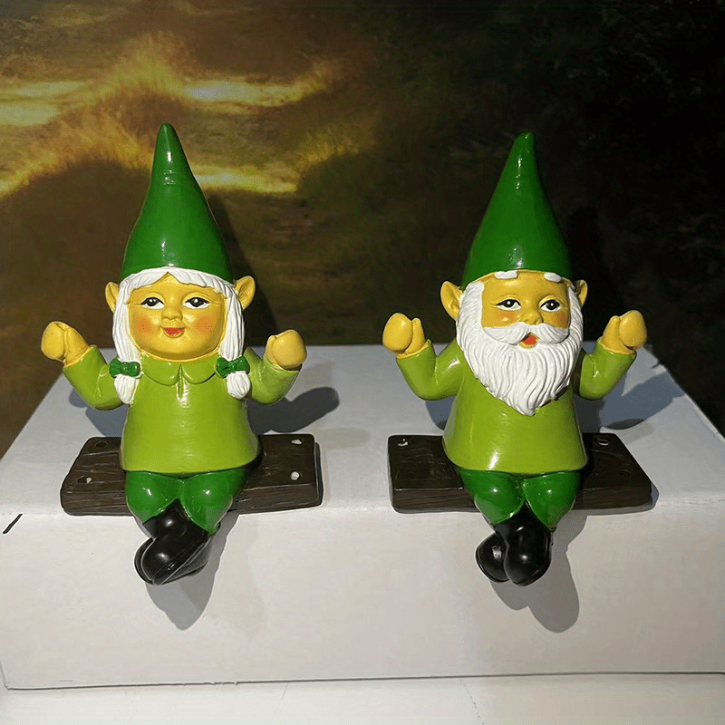 Gnome Cute Garden Gnome Hanging Swing Gnome - Temu