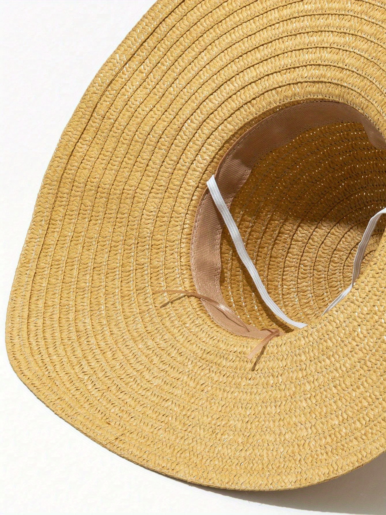 Stay Protected In : Large Brim Straw Hat Women - Temu Canada