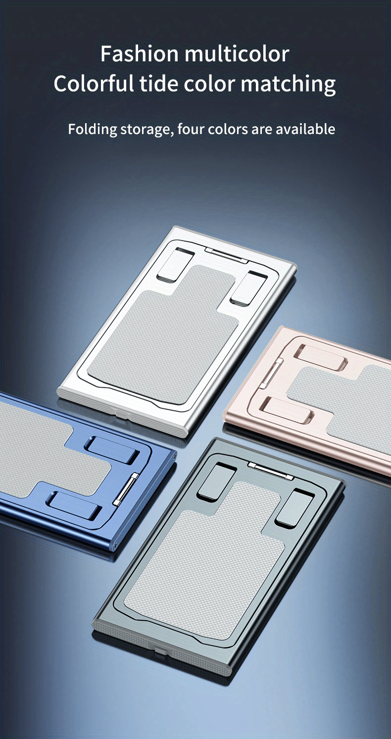 Folding Desktop Stand Phone Bracket Metal Foldable Holder - Temu New ...