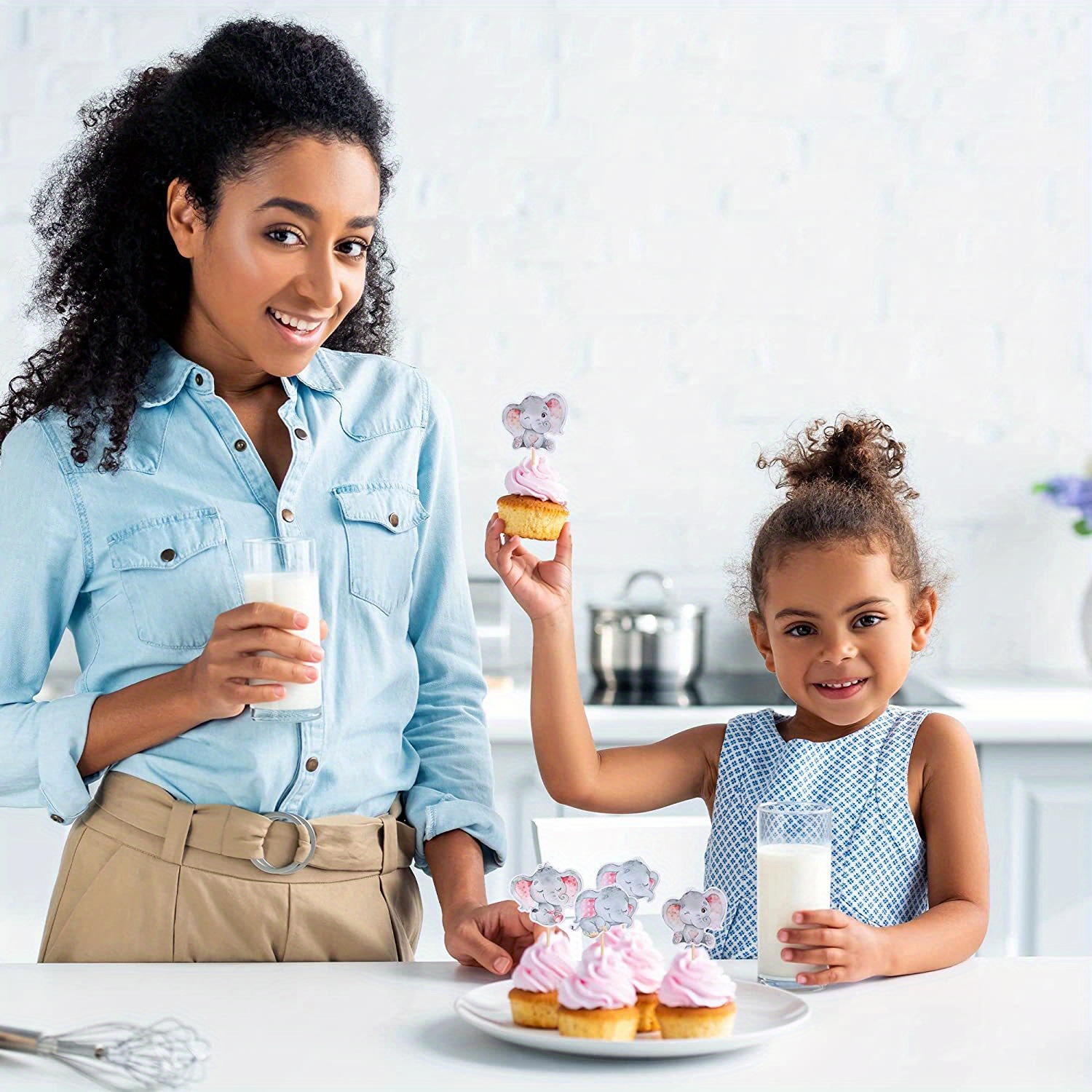 Elephant Cupcake Toppers Cupcake Picks Elephant - Temu United Kingdom