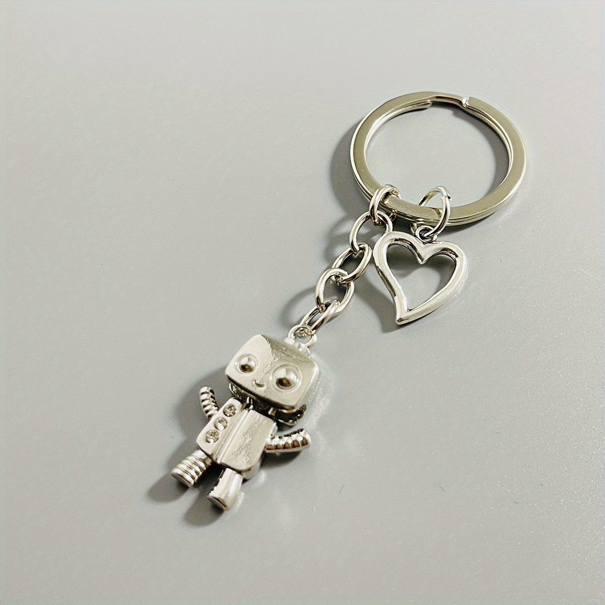 Cyberpunk Cartoon Robot Keychain Fashion Cute Key Ring Purse - Temu New ...