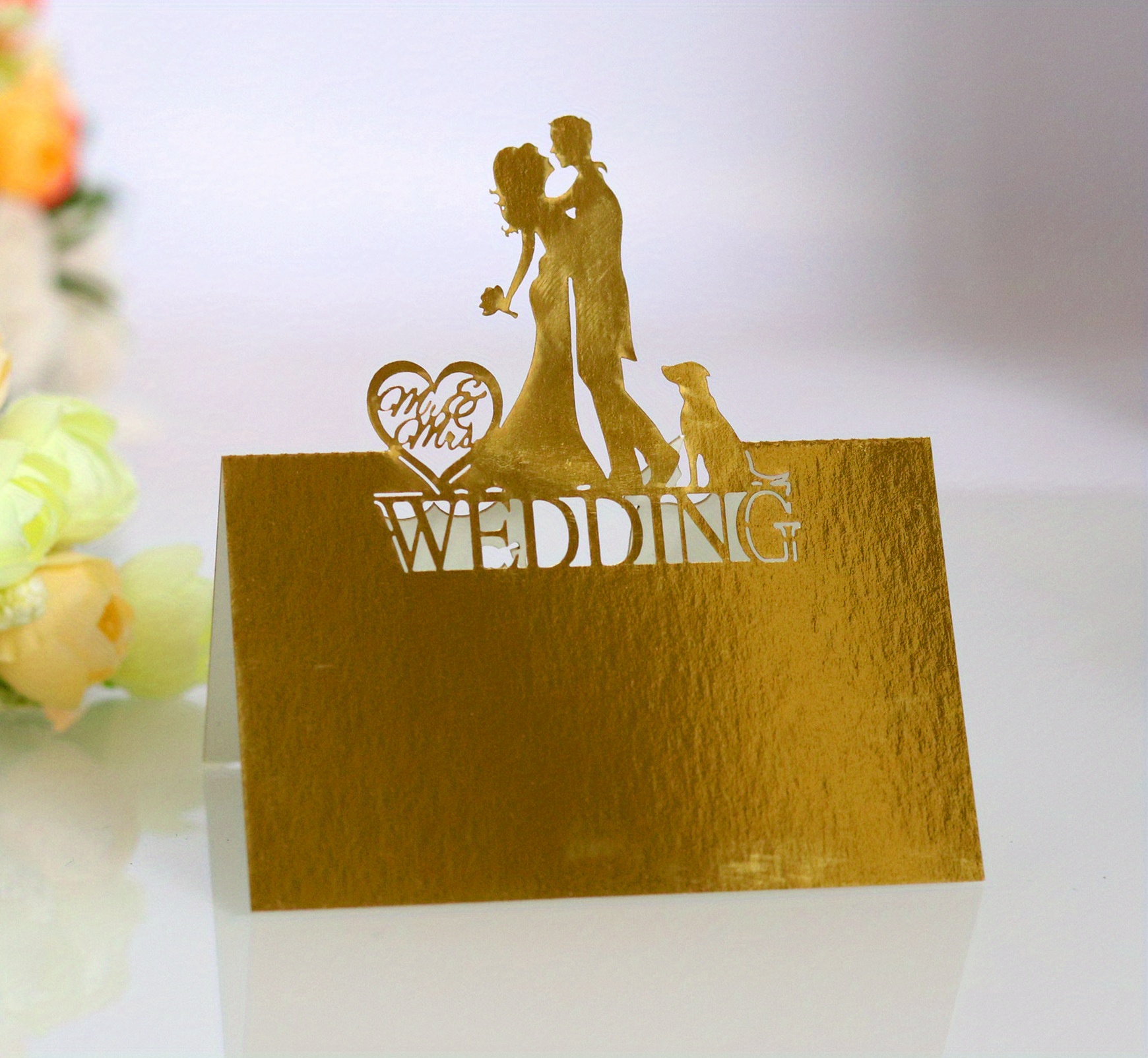 Party Table Name Card Laser Cut Lace Wedding Birthday - Temu Australia
