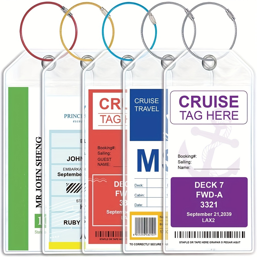 Cruise Luggage Tags - Travel Cruise Accessories - Temu