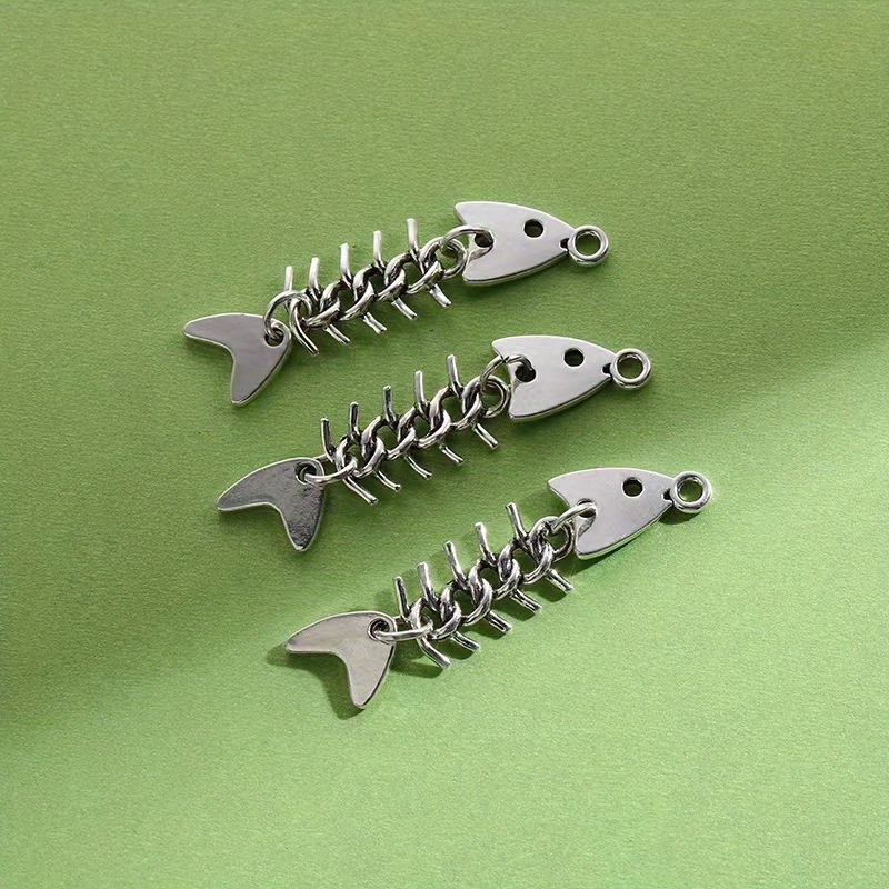 decor fish bone diy pendant diy earrings bracelet - Temu Philippines