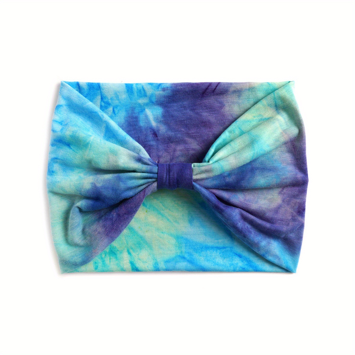 tie dye design headband women turban hair bands stretch - {region_name}