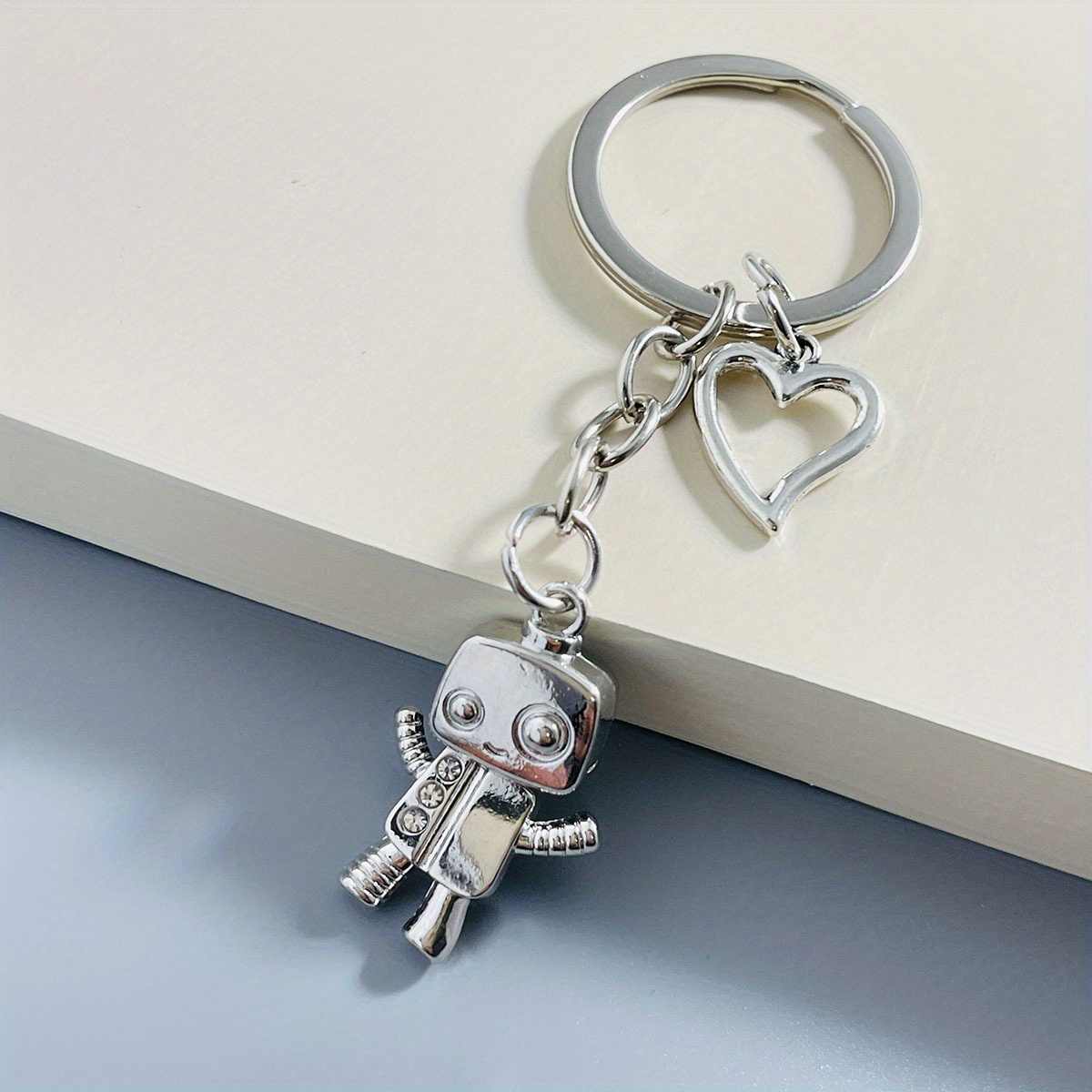 Cyberpunk Cartoon Robot Keychain Fashion Cute Key Ring Purse - Temu New ...