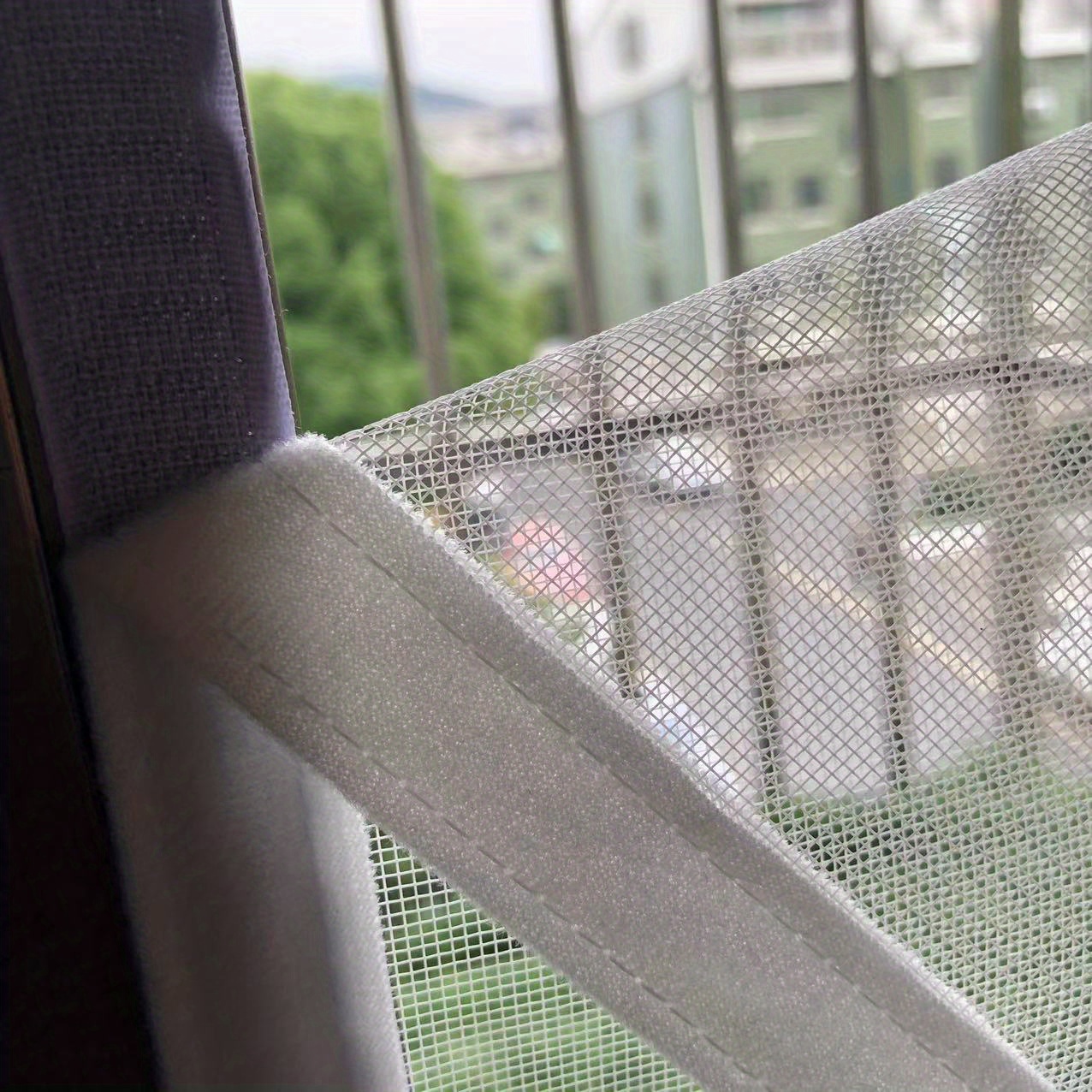 White Self Window Mosquito Net Customizable Size - Temu